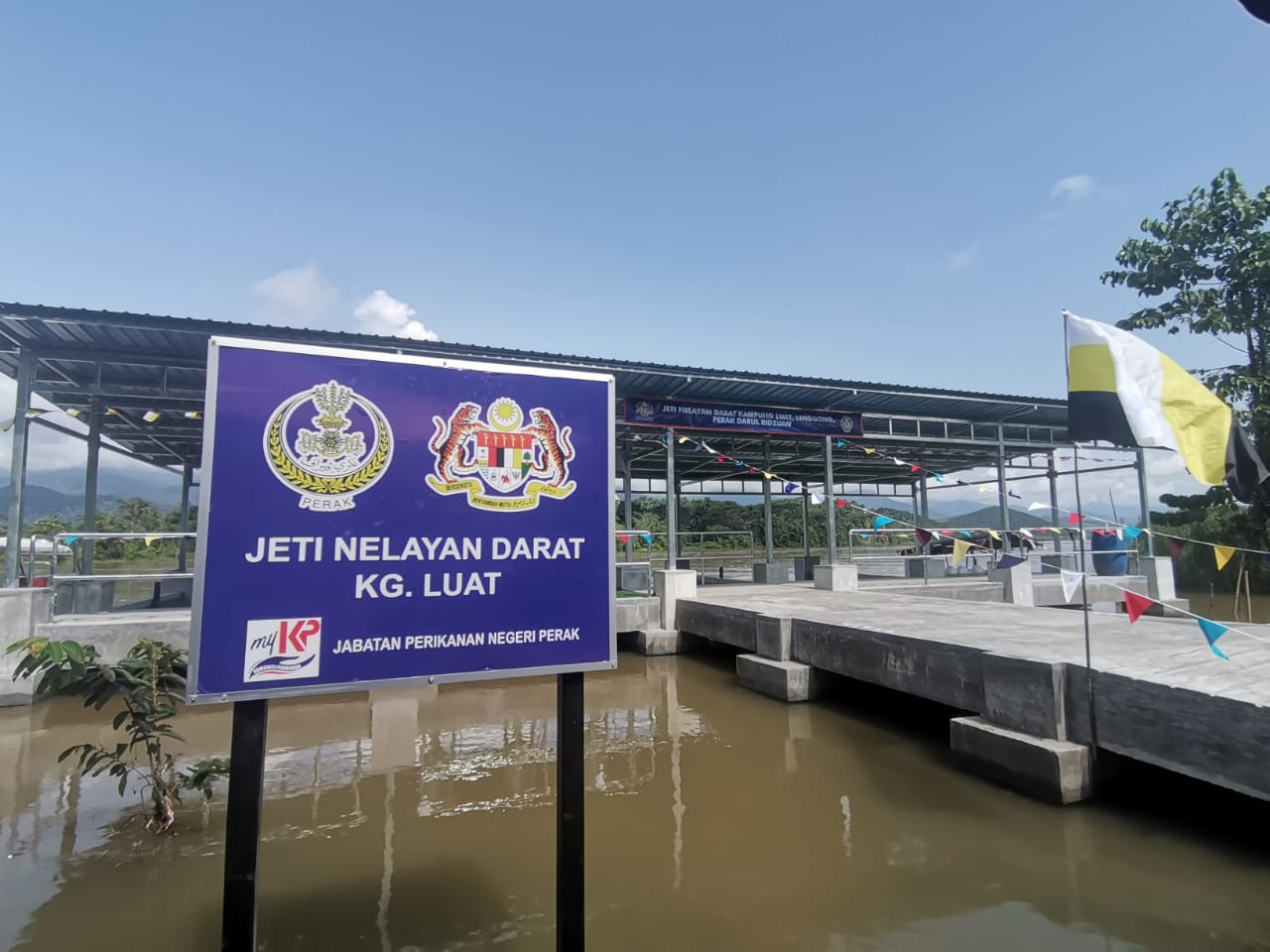 Jeti nelayan darat Kampung Luat manfaat nelayan, penduduk setempat - MG ...