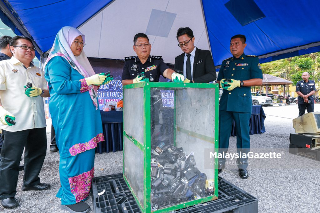 Polis Manjung lupus barang kes nilai RM1.16 juta - MG Perak