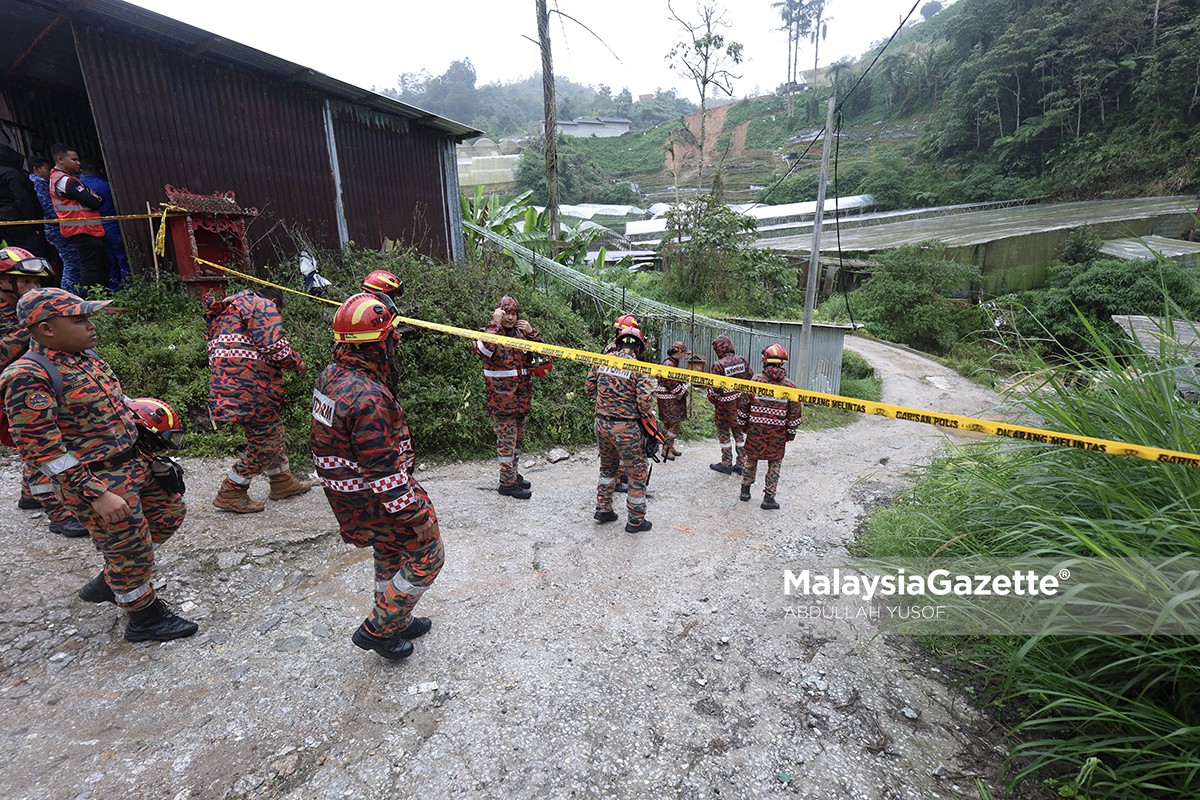 Tanah runtuh Cameron Highlands: Mayat ketiga ditemukan - MG Perak