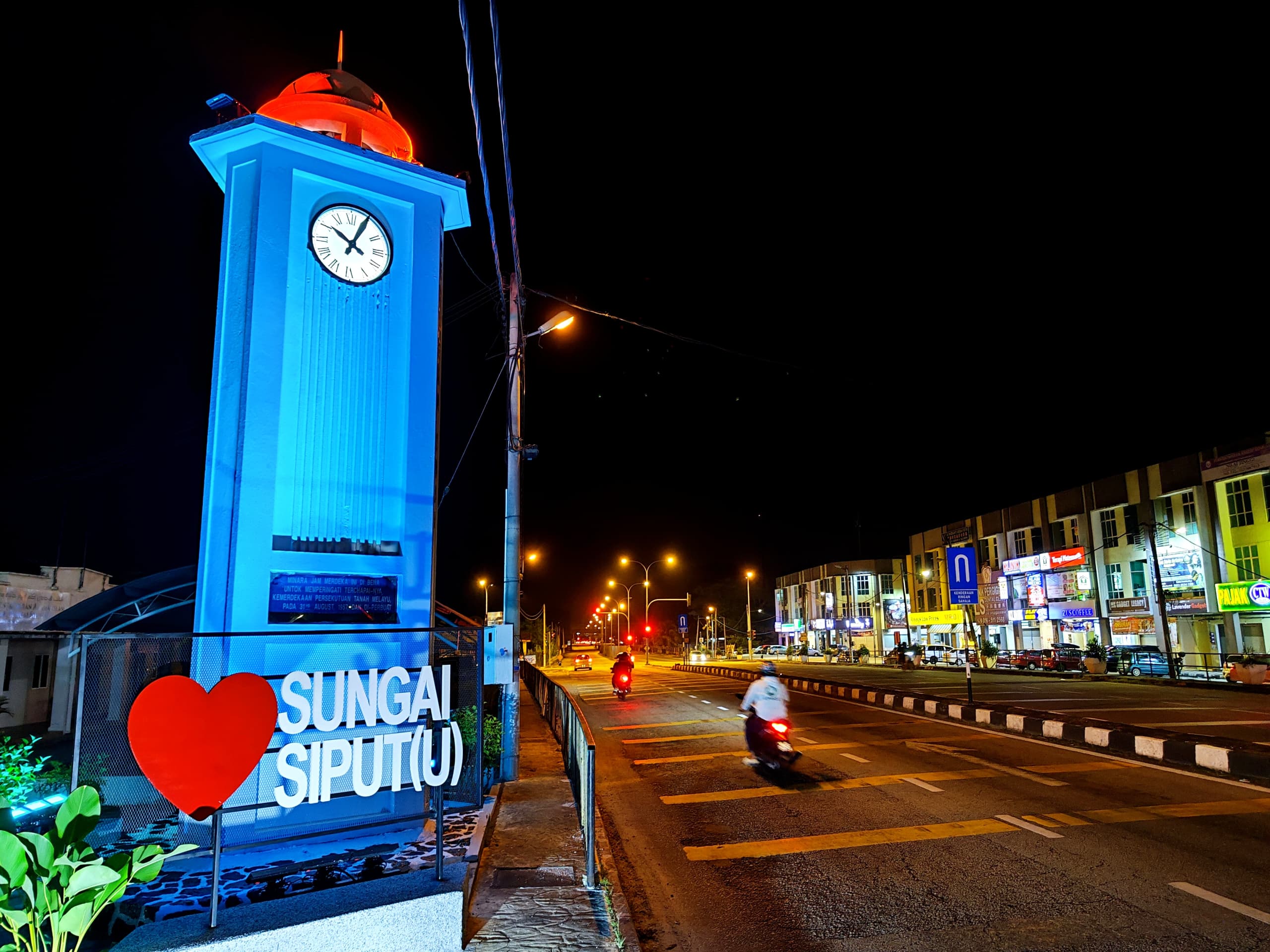 Menara Jam Besar Sungai Siput berwajah baharu - MG Perak