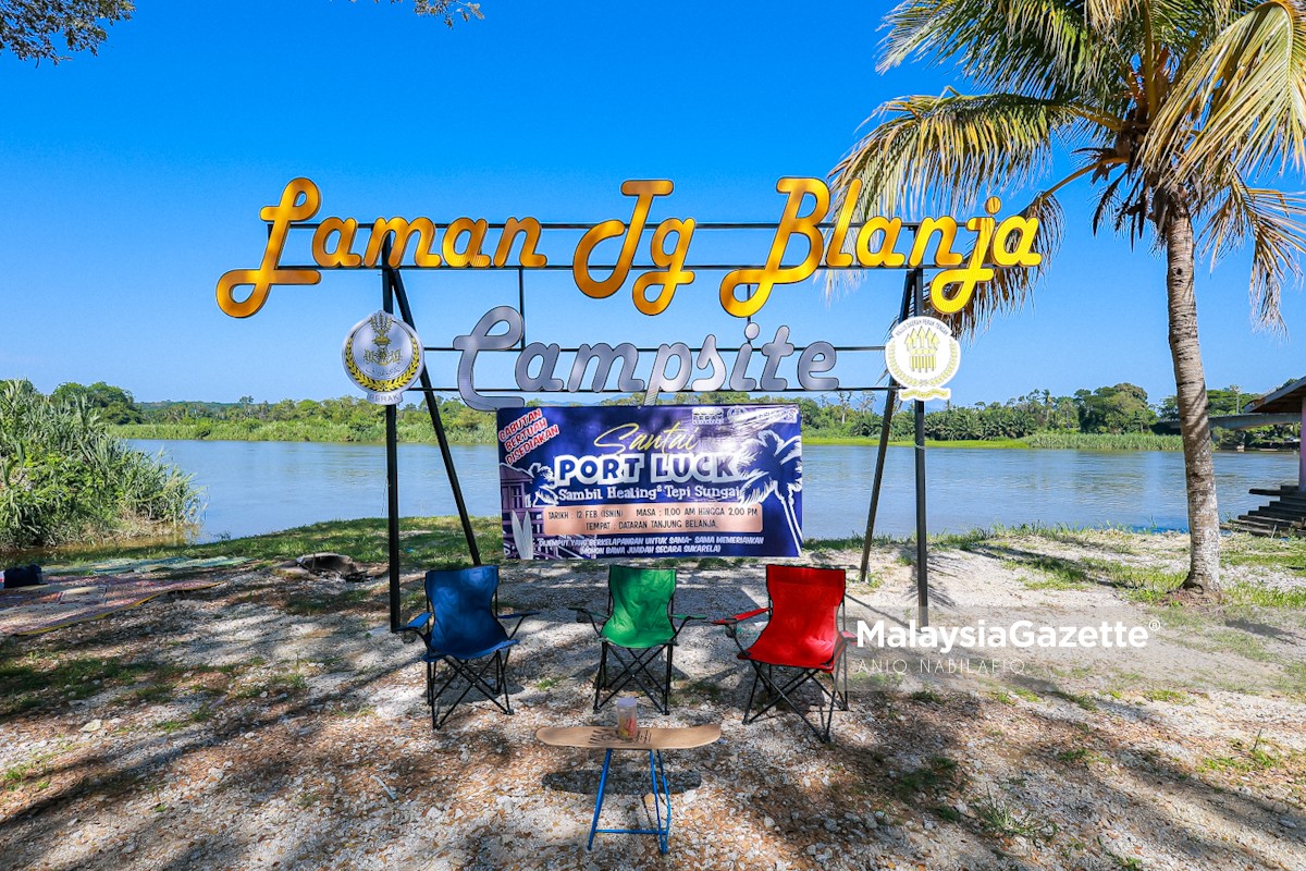 Dataran Nordin Tanjung Belanja Port 'healing' tepi sungai - MG Perak