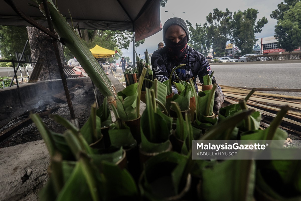 Peniaga lemang daun lerek tak menang tangan menjelang Syawal - MG Perak