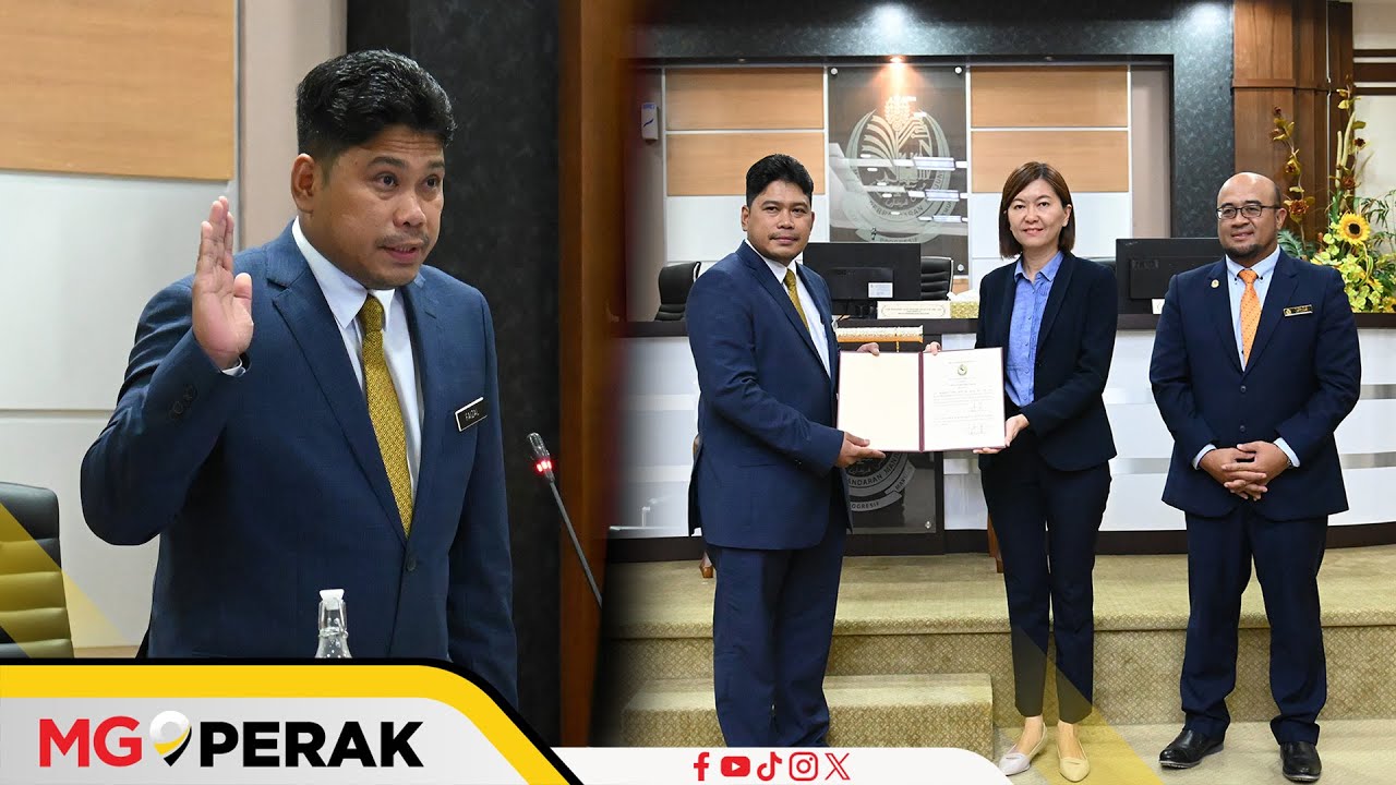 MGPerak: Muhammad Faizal Shah Angkat Sumpah YDP MPM Ke 16 - MG Perak