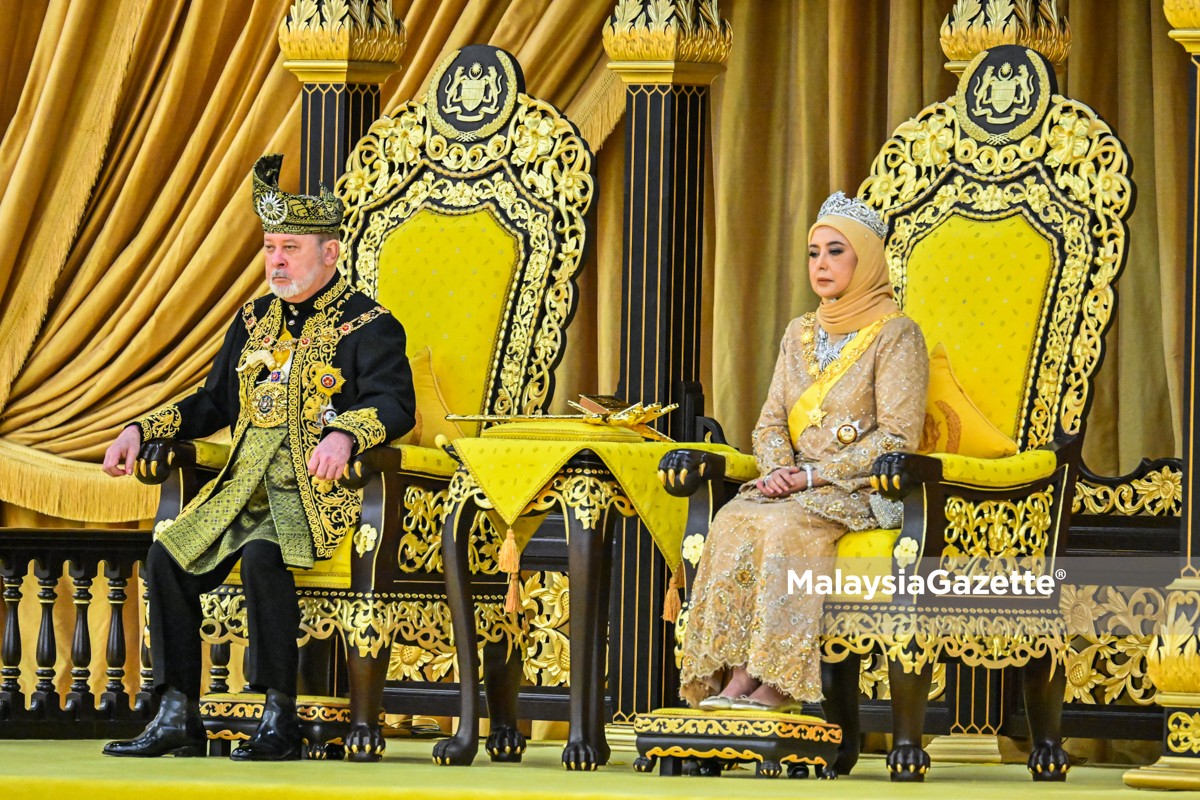 Ikrar Sultan Ibrahim sebagai Yang di-Pertuan Agong ke-17 - MG Perak