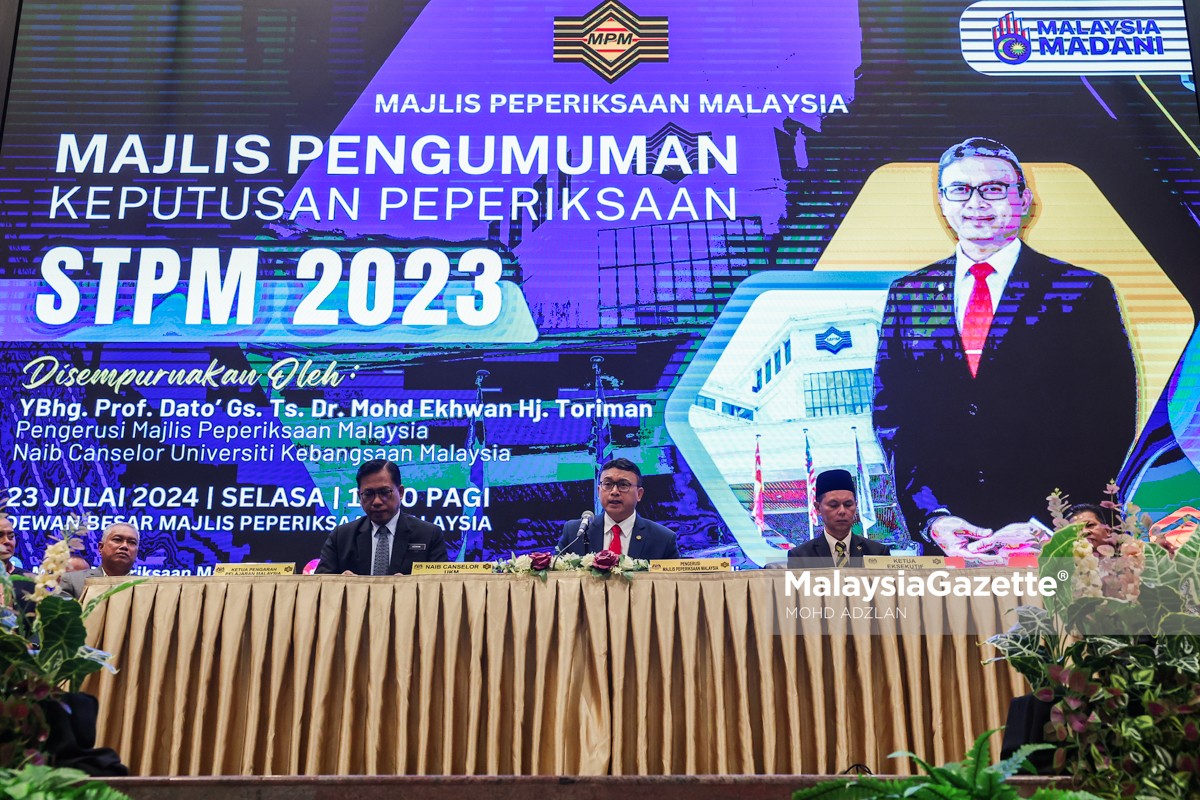 STPM 2023; 1,168 calon dapat PNGK 4.00, turun 68 calon berbanding 2022 ...