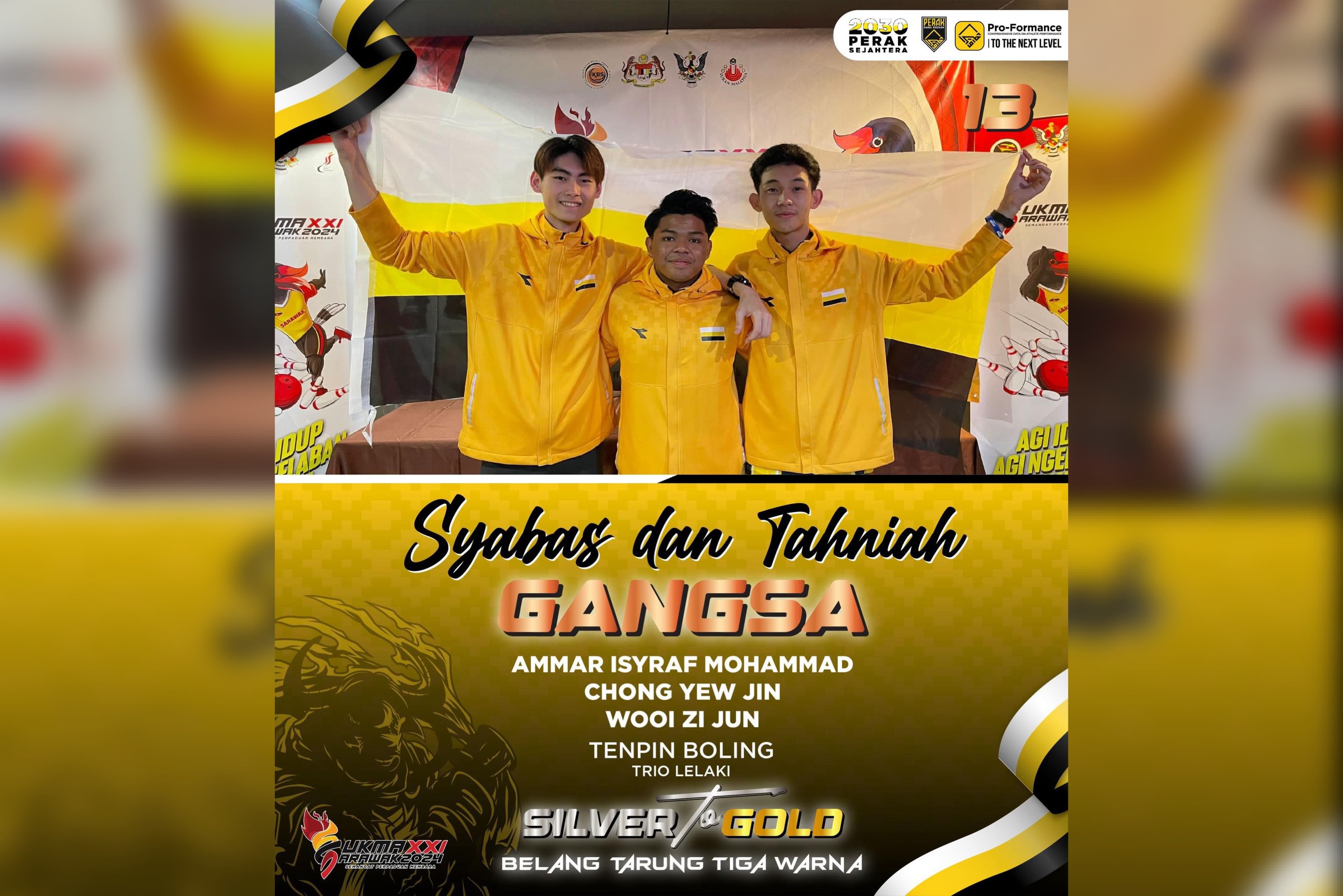 SUKMA 2024: Skuasy, boling tenpin tuai pingat buat Perak - MG Perak