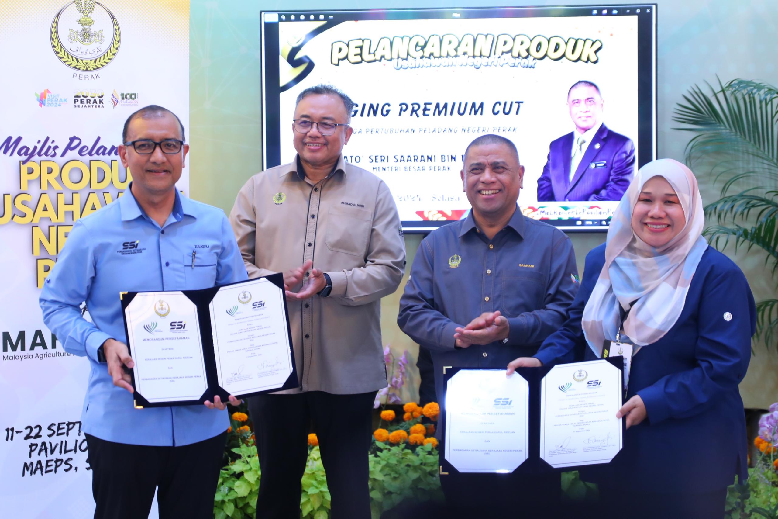 MoU SSI, Jabatan Pertanian perkukuh sekuriti makanan - MG Perak