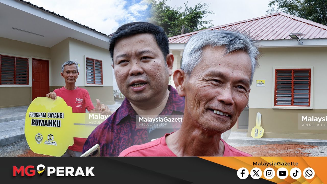 MGPerak: Rezeki Raya Cina, Mangsa Kebakaran Terima Rumah Baharu - MG Perak