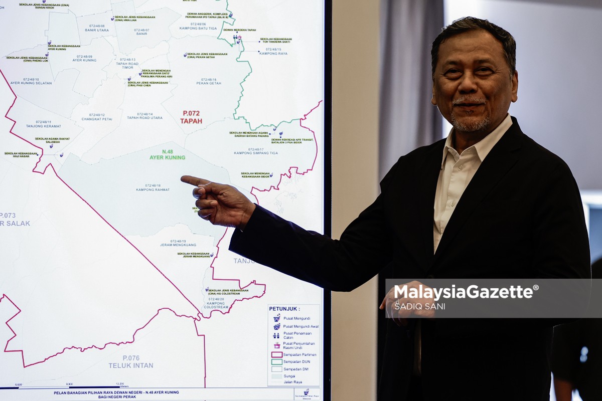 PRK Ayer Kuning: 31,897 pengundi berdaftar mengikut rekod DPPR - MG Perak