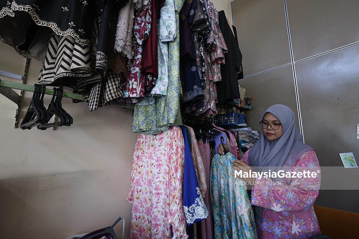 Tempahan baju raya masih jadi pilihan ramai - MG Perak