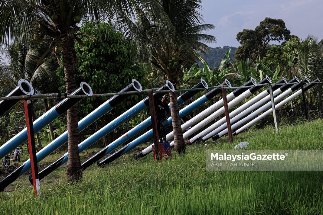 Persiapan Meriam Besi Kampung Talang - MG Perak