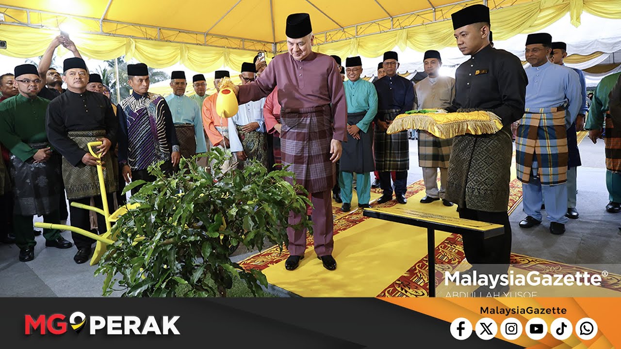 MGPerak: Sultan Perak Berkenan Rasmi Masjid Ar-Raudhah Lekir - MG Perak