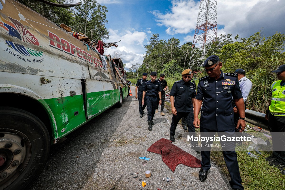 Nahas pelajar UPSI: Sampel darah pemandu bas diambil - MG Perak