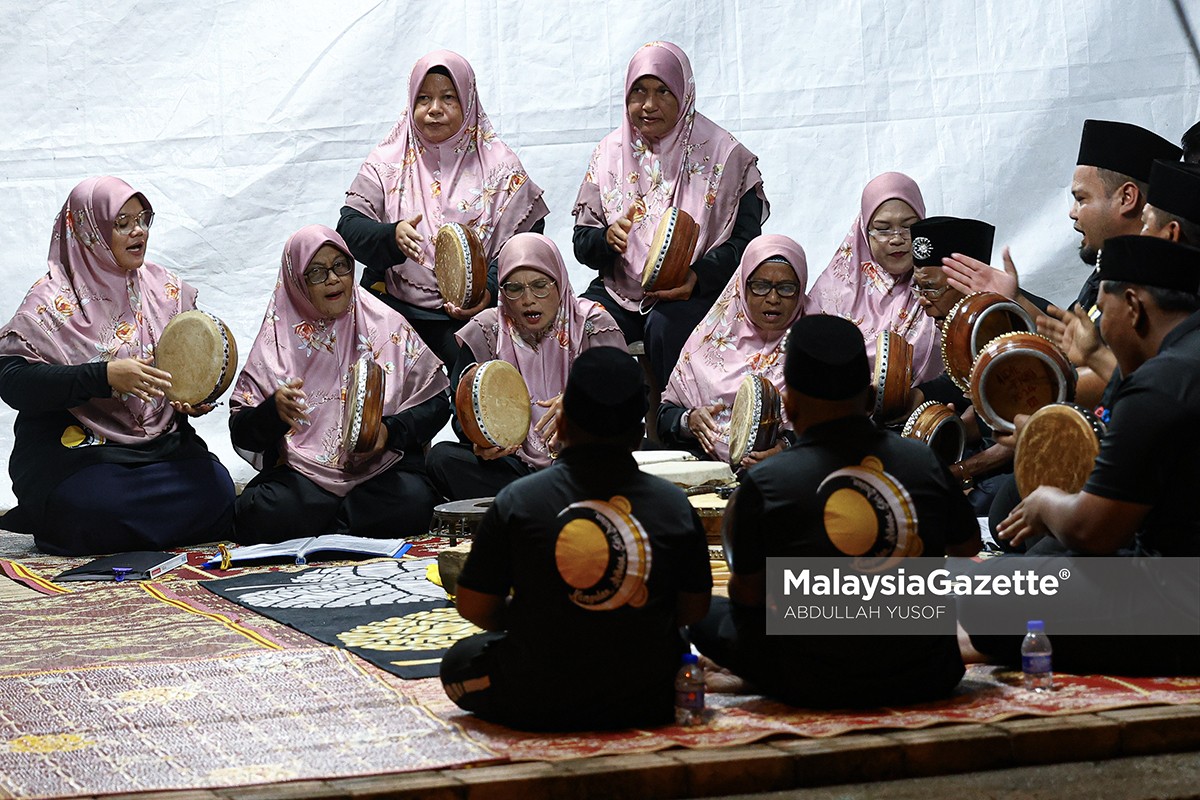 Kumpulan Rebana Seri Dusun angkat Rebana Perak - MG Perak