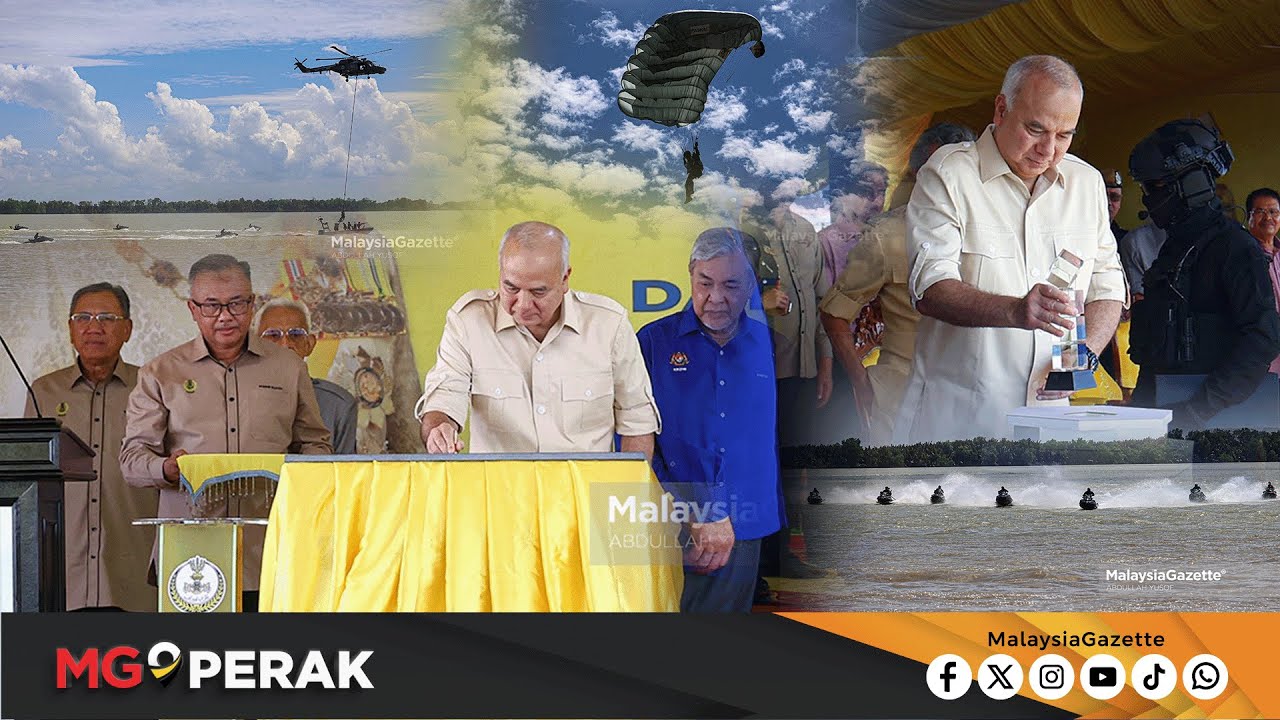 MGPerak: Sultan Nazrin Rasmi Dataran Waterfront Bagan Datuk - MG Perak
