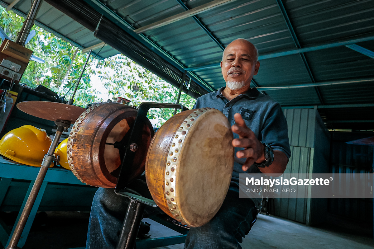 Mohd Sapri hasilkan Rebana Perak lebih 25 tahun - MG Perak