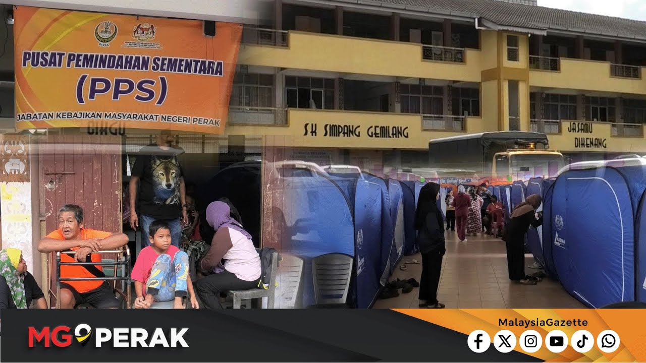 Suasana Mangsa Banjir Berteduh di Pusat Pemindahan Sementara (PPS) SK ...