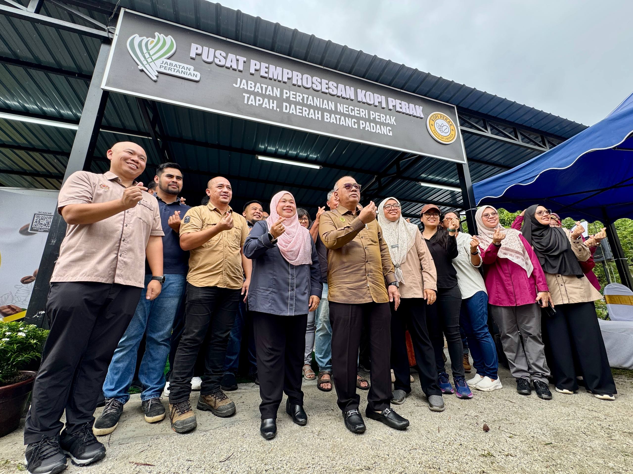 Perak tubuh pusat proses kopi pertama, perkasa industri Liberica - MG Perak